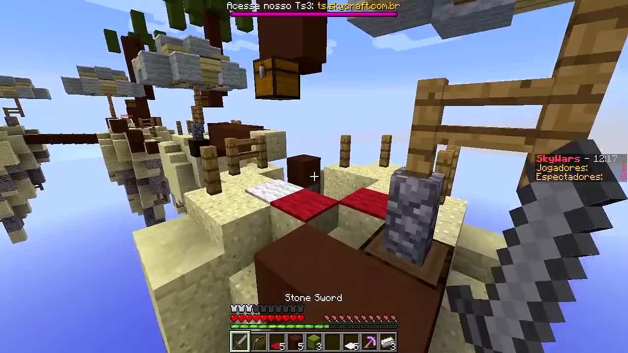 Minecraft: Meninas VS meninos - batalhas SkyWars