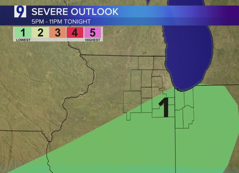 Tonight: Showers with scattered thunderstorms
