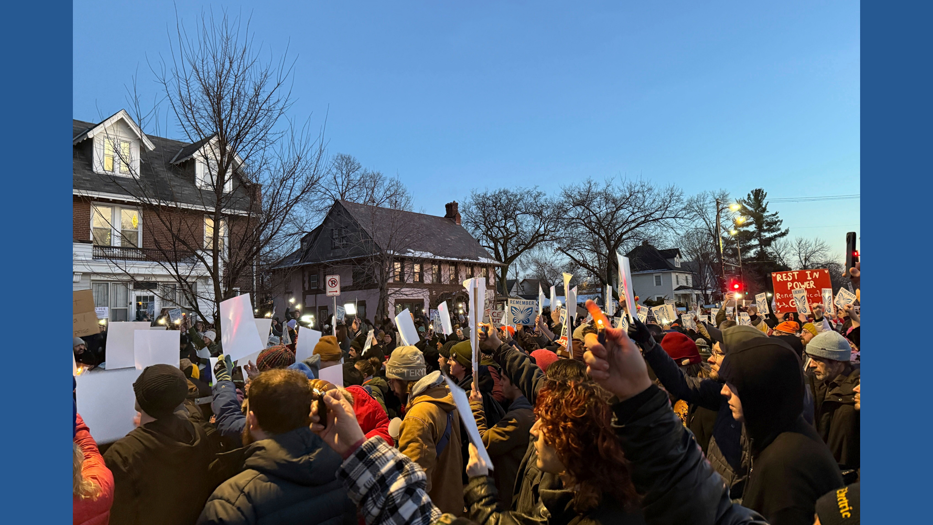 Protests, memorials appear across the country after ICE agent shoots ...