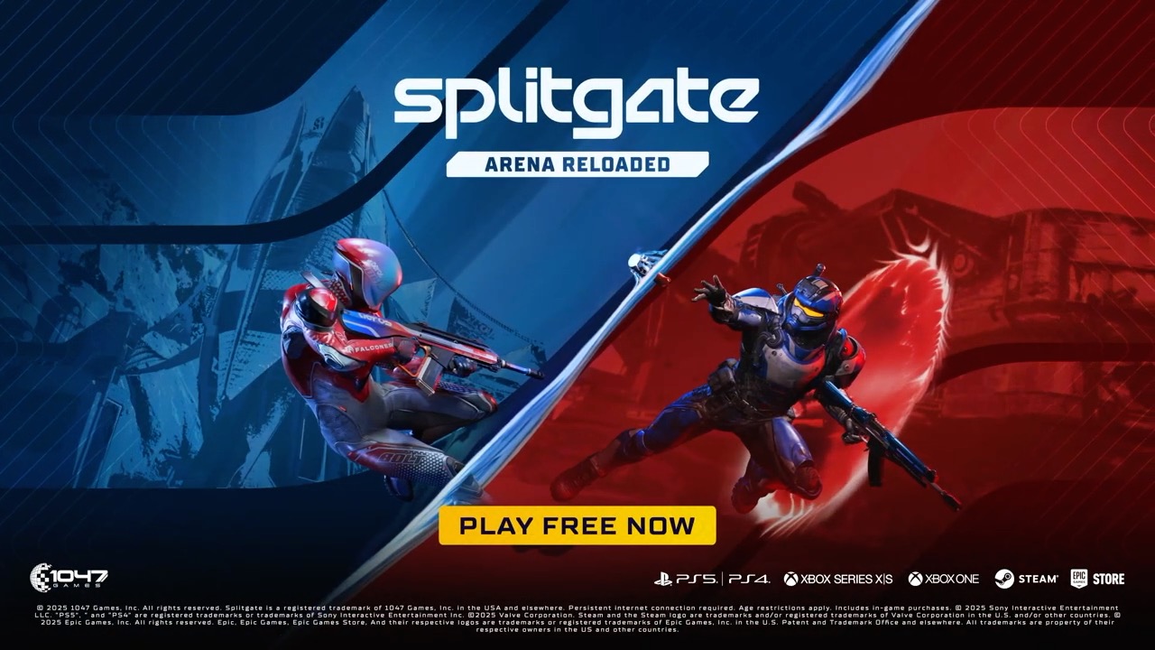 Splitgate Arena Reloaded official launch trailer