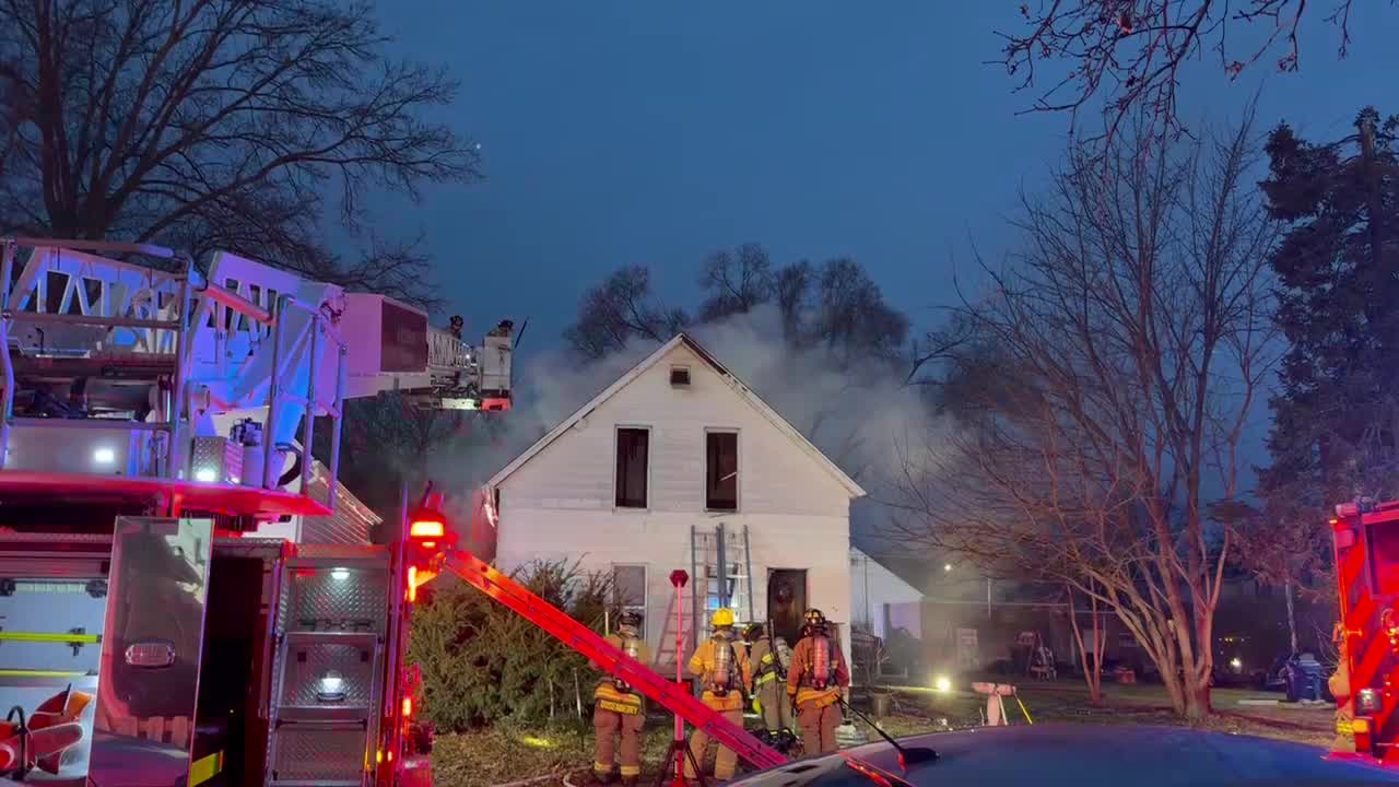 Crews respond to house fire in Moline