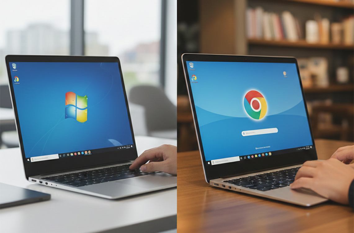 Perbandingan harga laptop OS Windows dan Chromebook, disebut di sidang ...