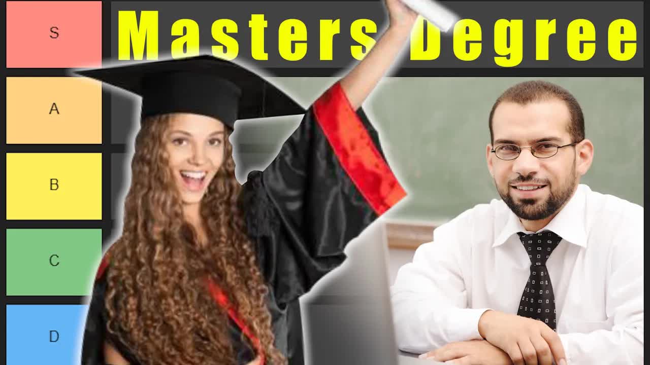 Masters degree tier list (masters degrees ranked!)