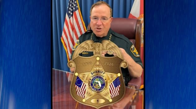 Polk County Sheriff Grady Judd unveils 'awesome' patriotic badge for ...