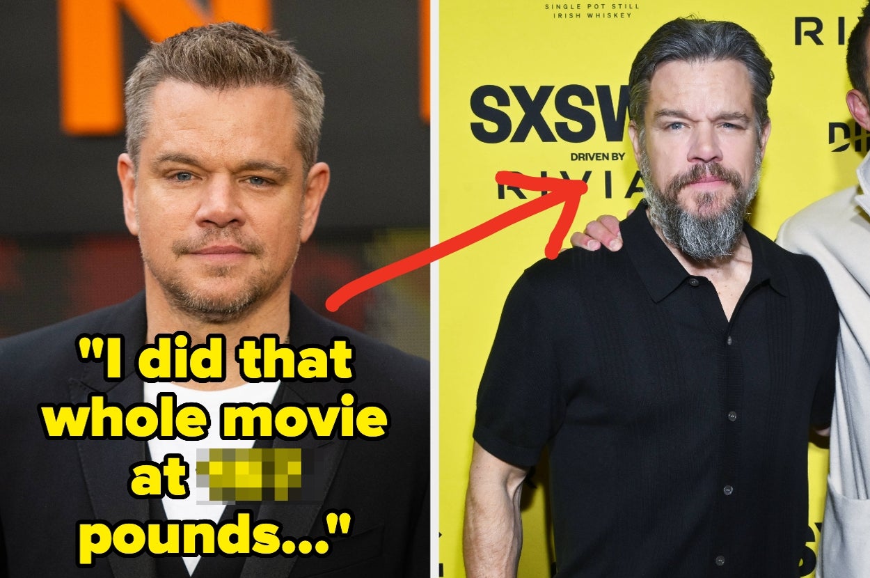 After his transformation pictures went viral, Matt Damon revealed that ...
