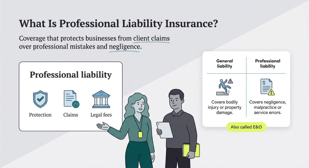 What is professional liability insurance?