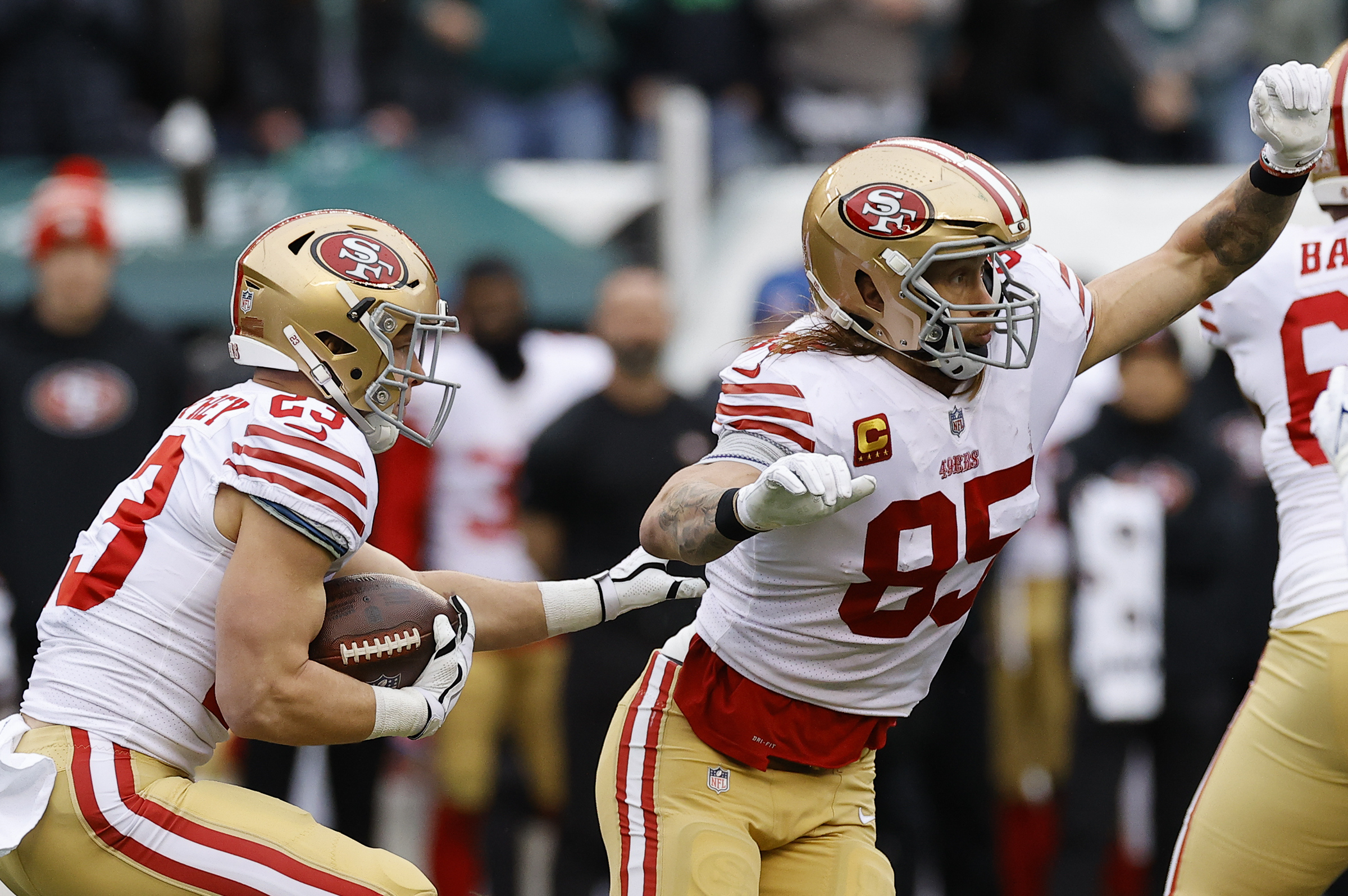 Eagles-49ers film: Christian McCaffrey’s touches, dangerous George ...