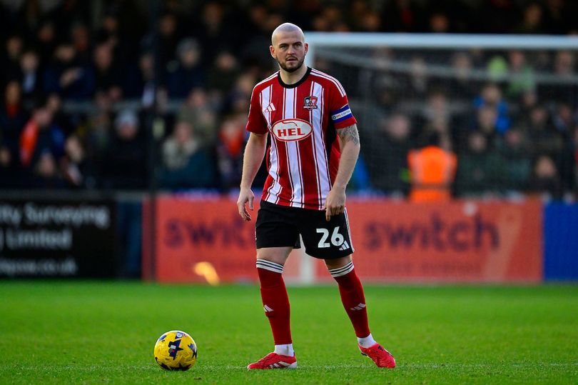 Exeter City captain Pierce Sweeney suspended for Man City FA Cup tie