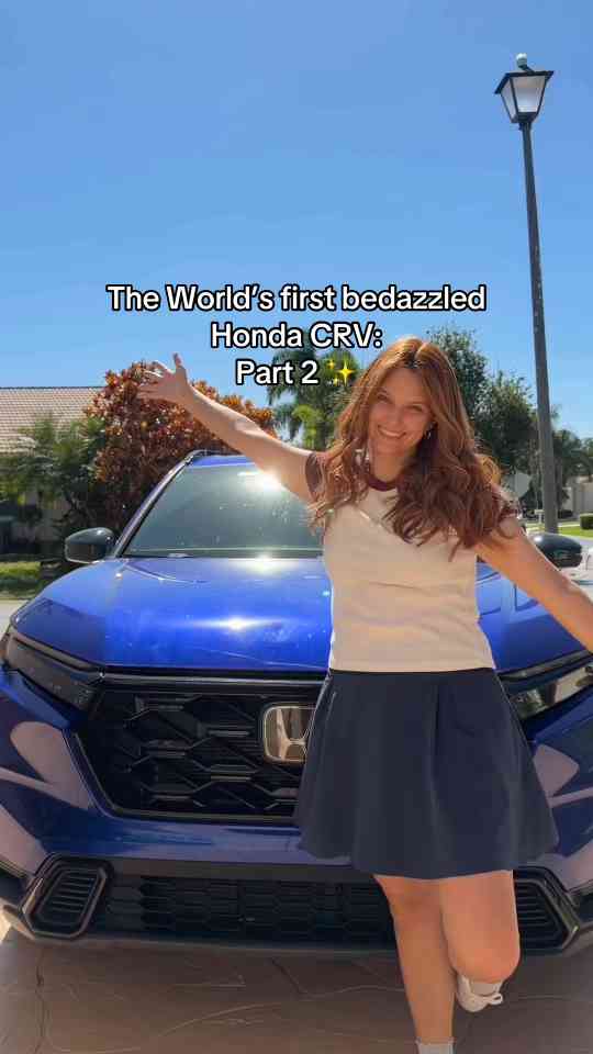 World’s first bedazzled Honda CR-V - Part 2 sparkle reveal