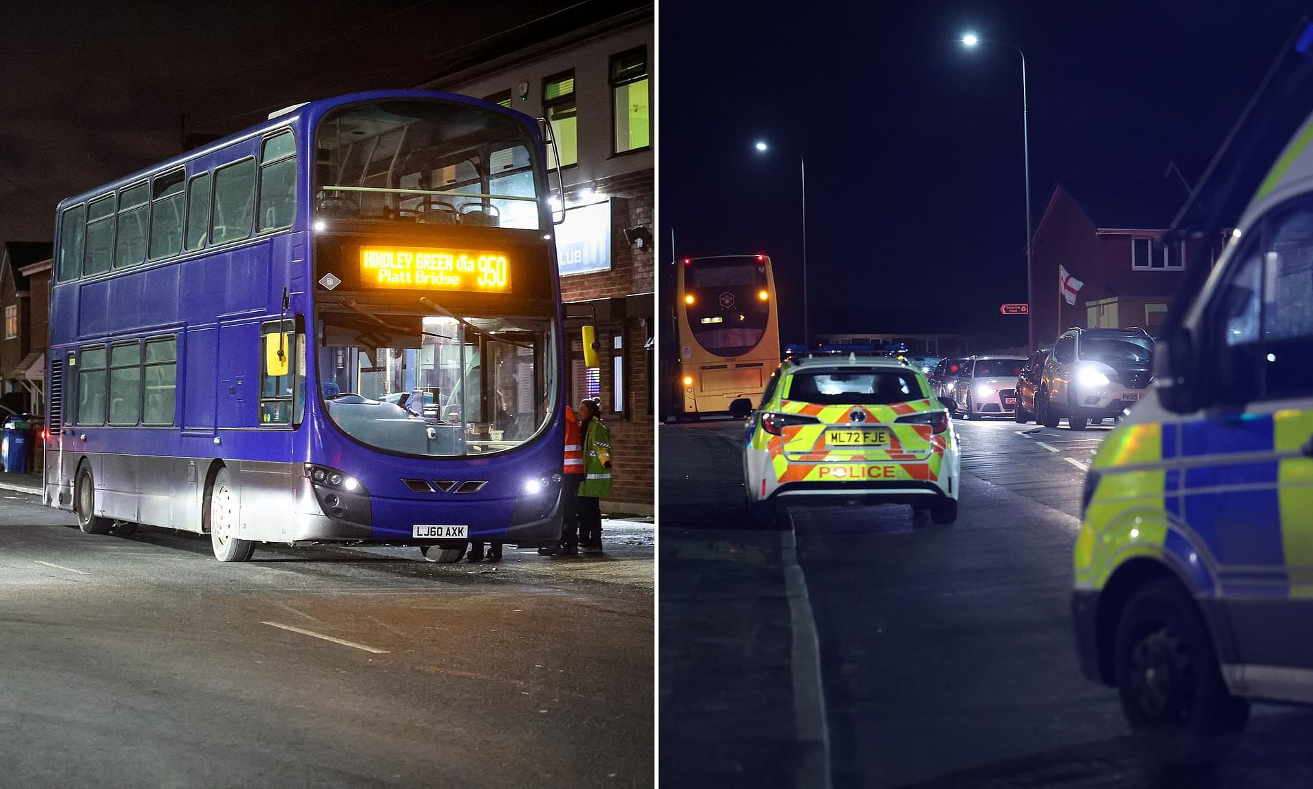 Three schoolchildren rushed to hospital after falling through window of ...
