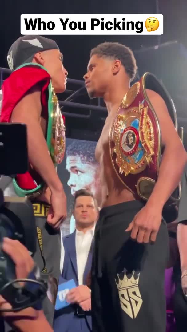 🔴Final weigh-in complete😡😤⚖️ Valdez: 129.6lbs⚖️ Stevenson 130lbs👀