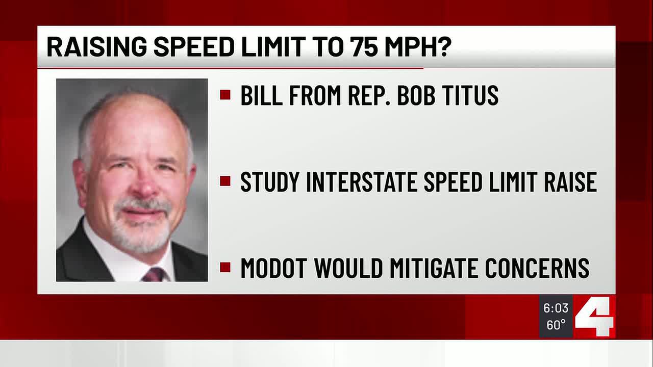 75 MPH on Missouri interstates? One lawmaker floats the idea