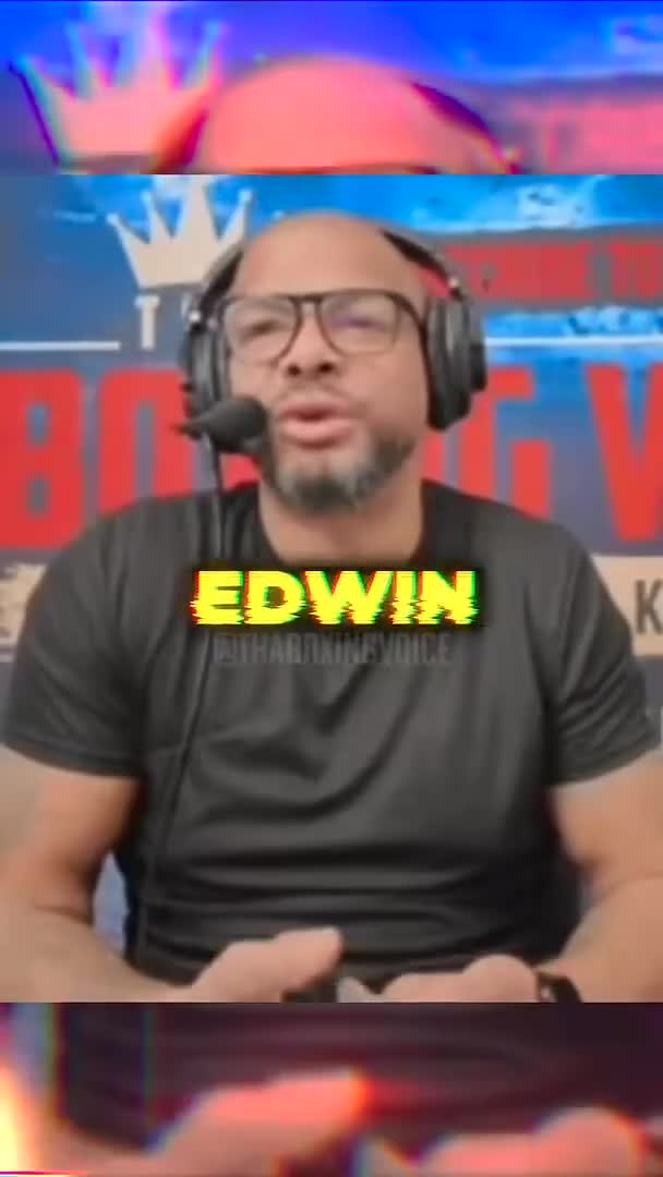 If Edwin looks good to me, I'm picking him by KO! I've seen Keyshawn ...