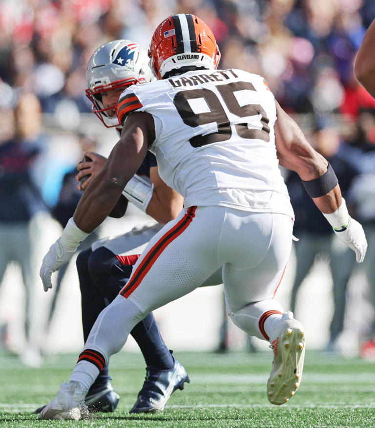 Myles Garrett’s 2025 sack scrapbook: See photos of every sack during ...