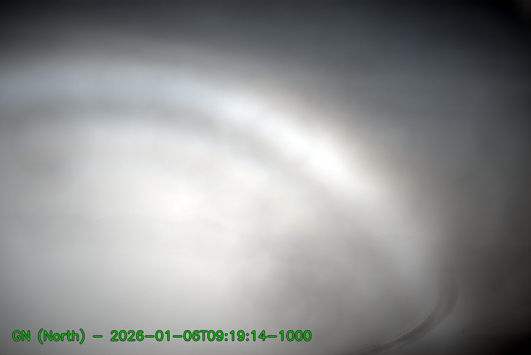 See the 'freezing fogbow' that formed during a Hawaii snowstorm