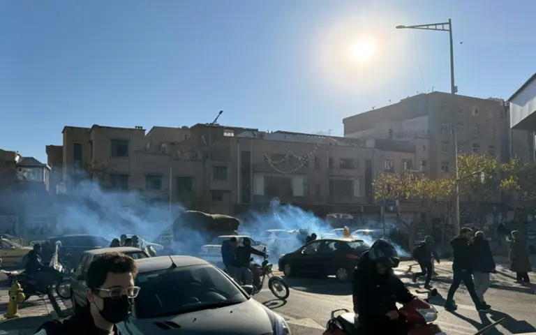 Iranian police officer killed in stabbing during unrest near Tehran