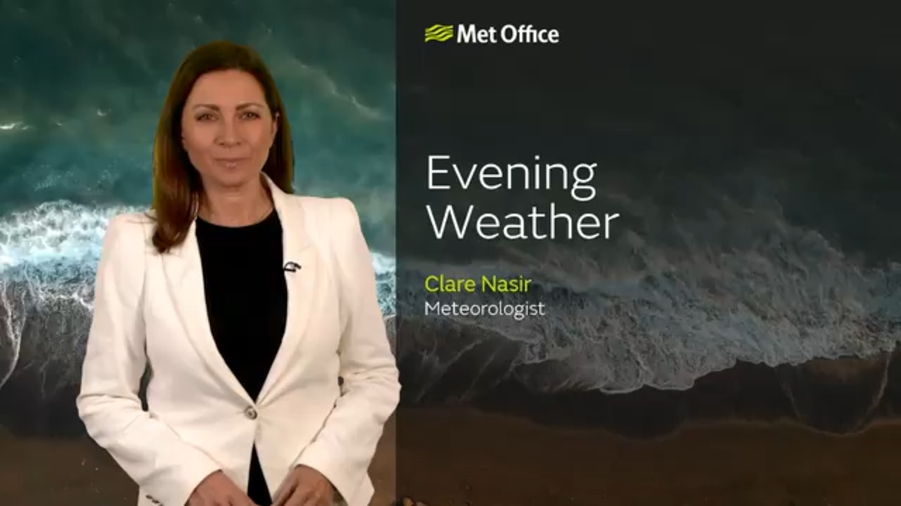Met Office Wednesday evening weather forecast 03/12/2025