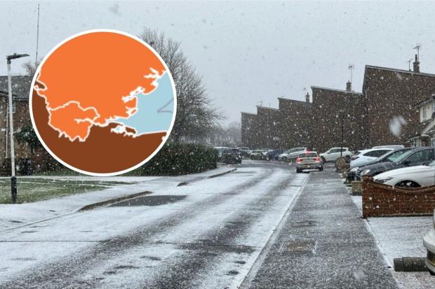 Amber cold weather warning for Essex extended until next week