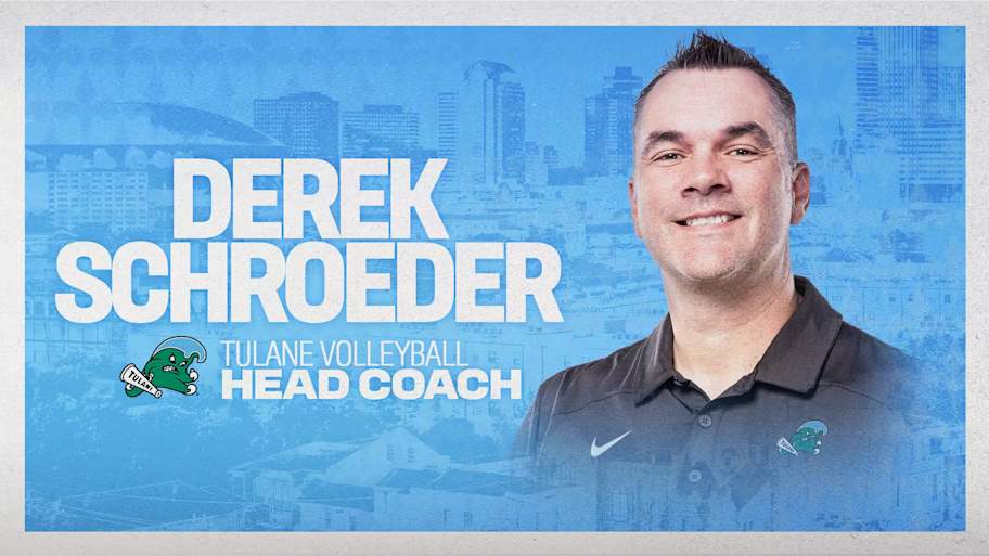 Tulane names Derek Schroeder as volleyball head coach