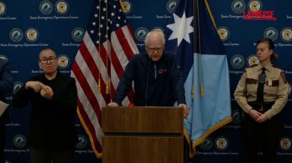 Minneapolis, il governatore Tim Walz: «Le operazioni sensazionalistiche ...