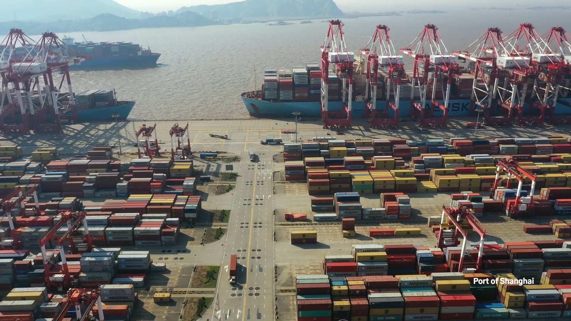 World's largest ports viewed by drone