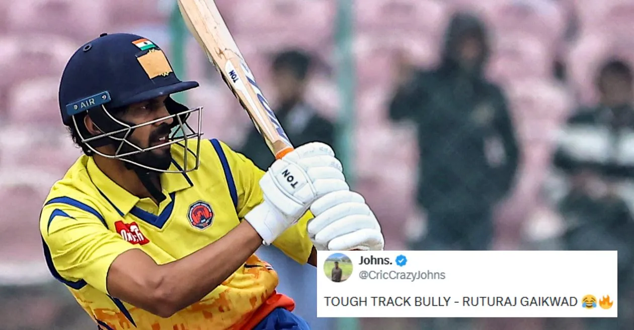 Fans go berserk as Ruturaj Gaikwad smashes a record-breaking century ...