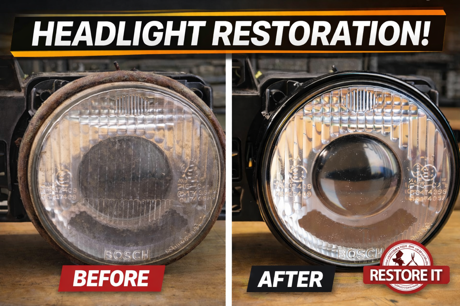 Restoring BMW E30 325i Sport | Headlight restoration step by step