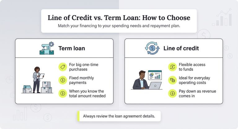 Is a line of credit or a term loan better for your business?