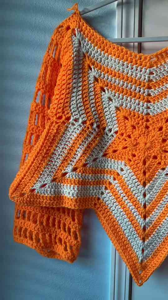 Crochet art process just like that, handmade magic