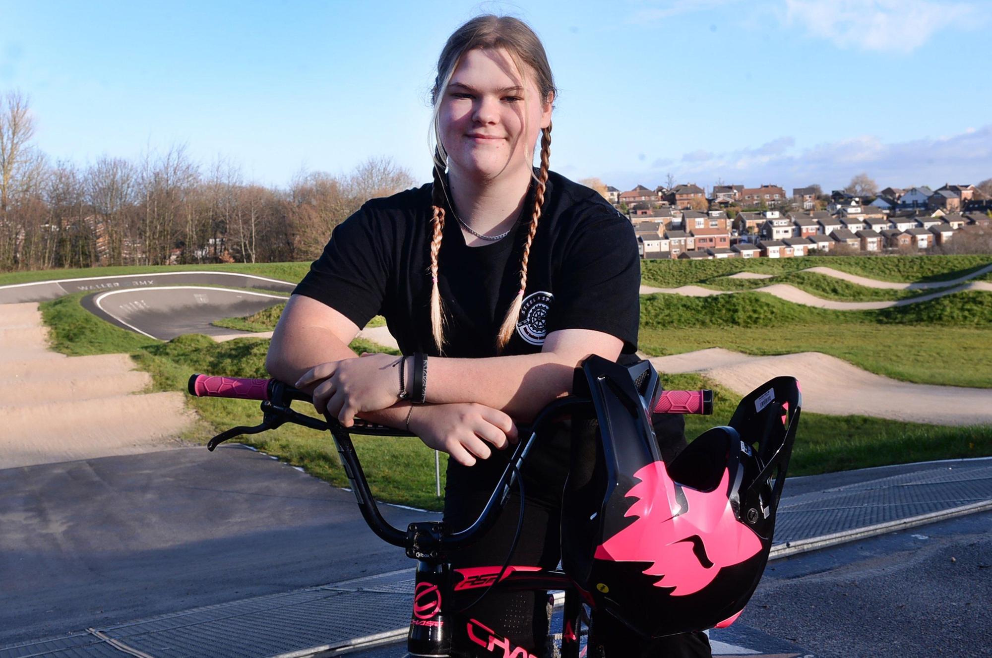 Place at BMX World Championships hangs in balance for teenager Jessie ...