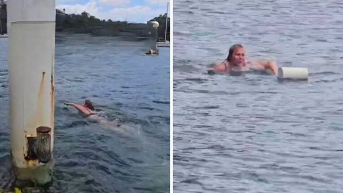 She tried to scatter her dad’s ashes then the urn took a swim