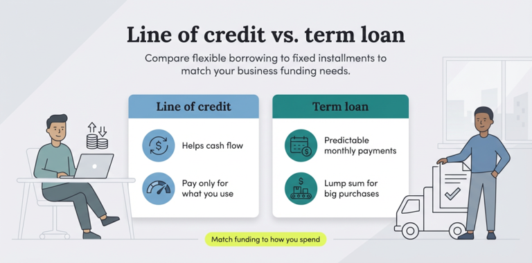 Is a line of credit or a term loan better for your business?