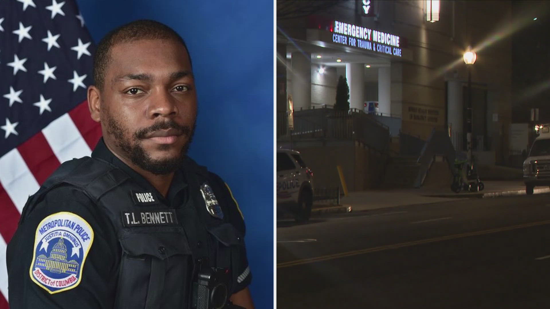 MPD officer Terry Bennett dies from injuries after being hit on I-695