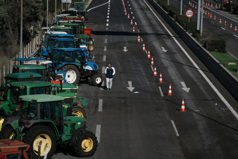 Farmers block highways across Greece in protest over rising costs and ...