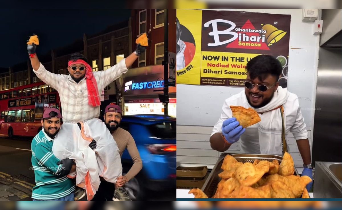 How a Gujarati man's viral Bihari samosa stall in London is earning Rs ...
