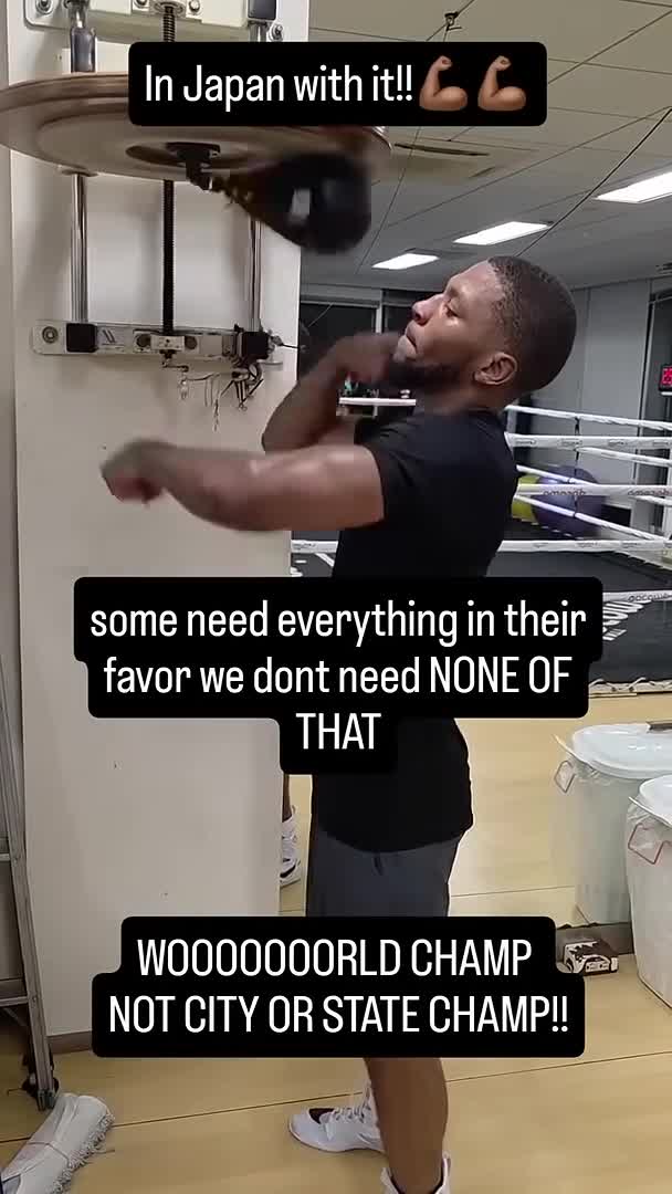 Brian Norman Jr., all work no play in Japan 🇯🇵