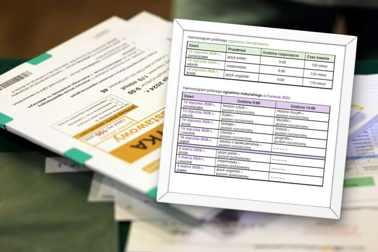 Próbne egzaminy od CKE w tym roku w styczniu i marcu. Takie są terminy