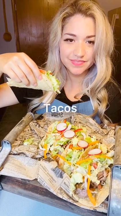 Puerto Rican inspired pernil tacos with pork marinade