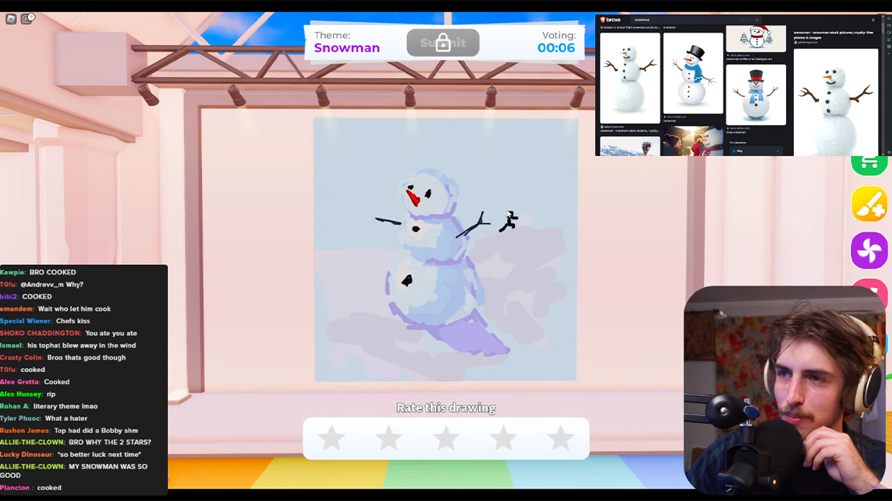 Old school painting skills tested inside Roblox art games with ...