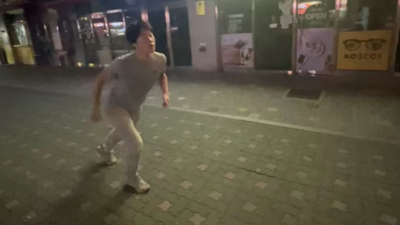 Man risks his aura by attempting a cool jump... and it doesn't pay off!