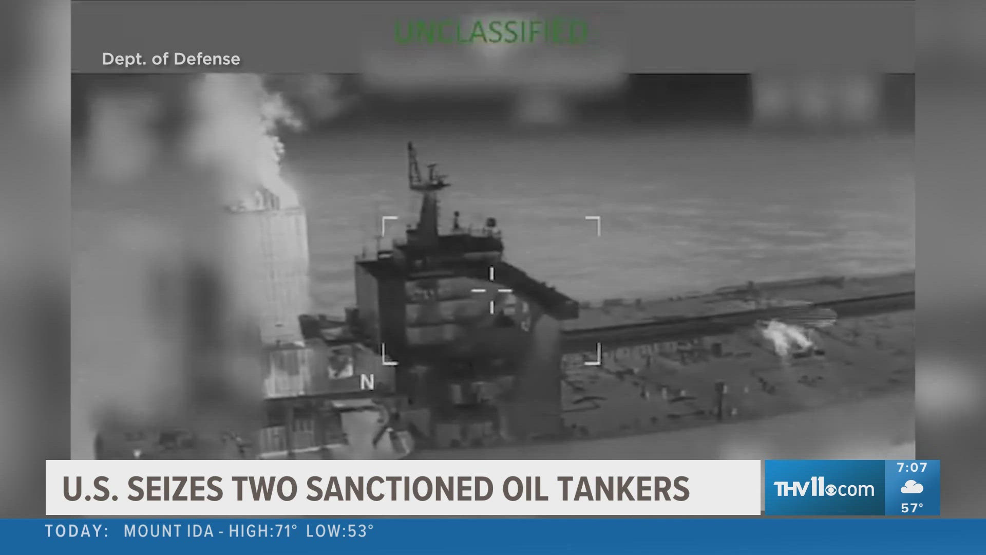 US seizes two sanctioned oil tankers