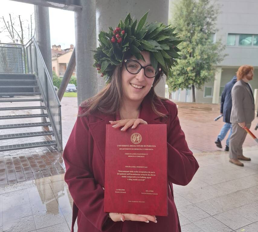 Per Michelle Giovannelli laurea con 110 e lode in medicina e chirurgia