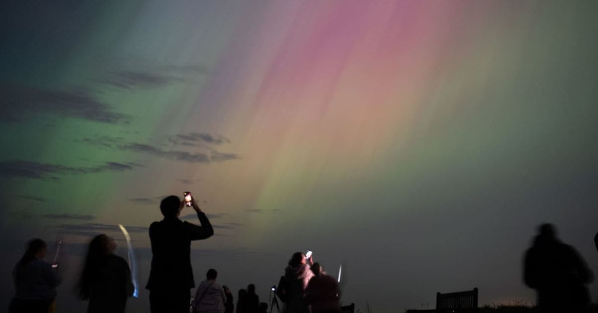 Auroras may be visible across 15 states tonight as solar activity ...