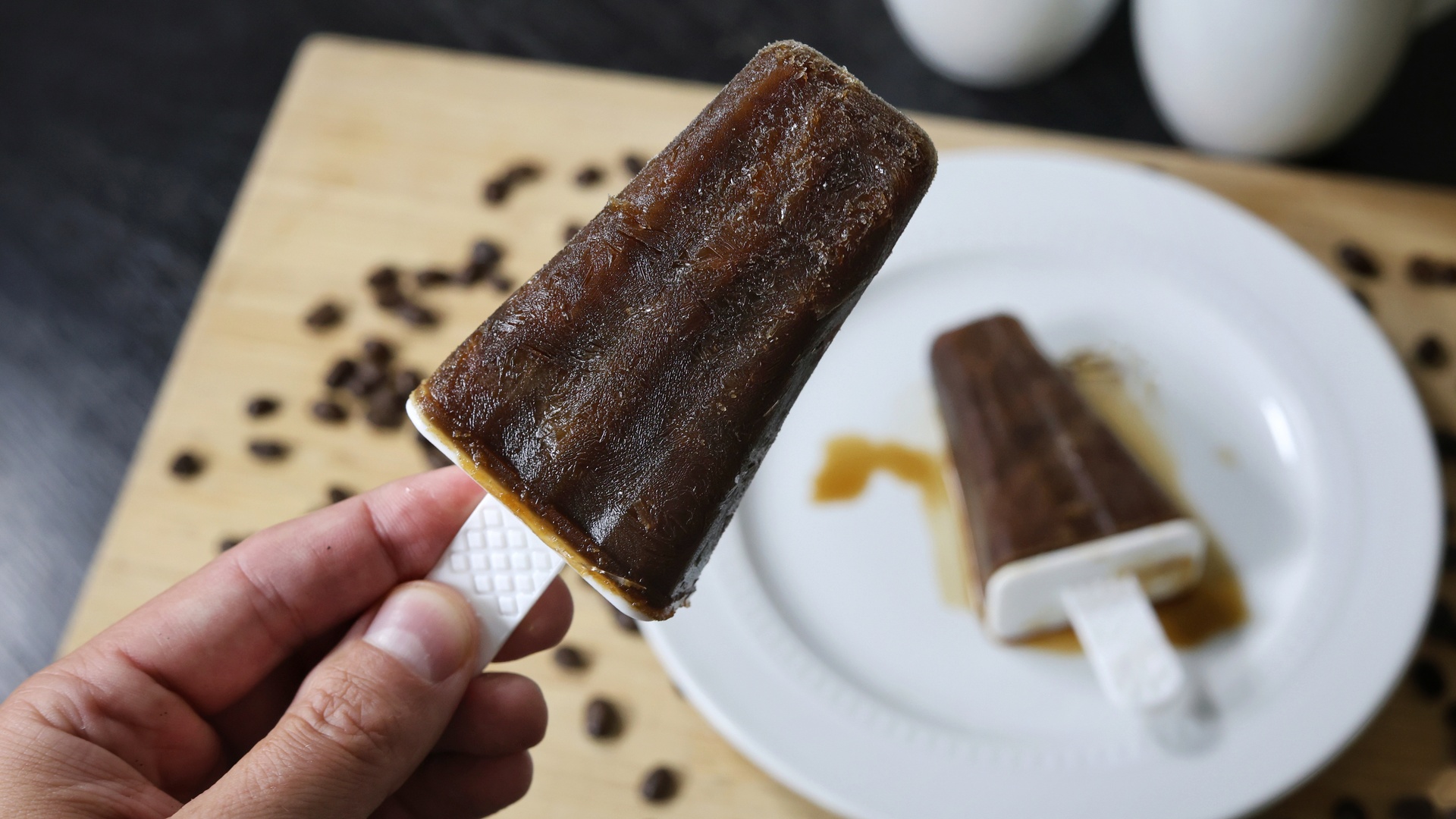Boozy espresso martini popsicles recipe