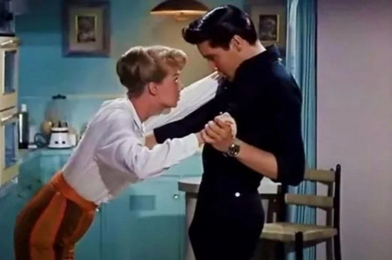 Elvis Presley was 'so turned on' in romantic scene 'Little Elvis' poked ...