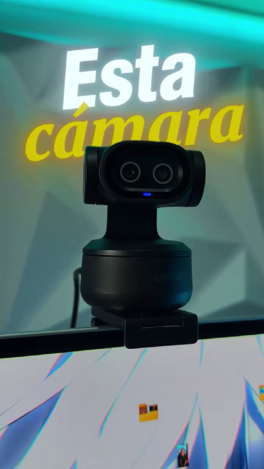 Webcam inteligente para creadores de contenido