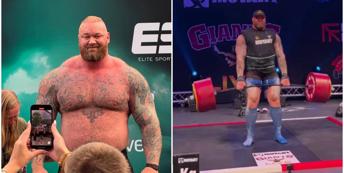 Hafthor Björnsson joins the controversial Enhanced Games – and takes ...
