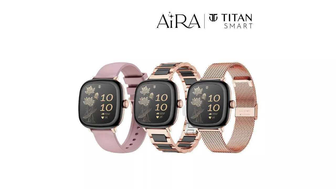 Titan Aira smartwatch debuts with 24x7 AI features; price starts at Rs ...