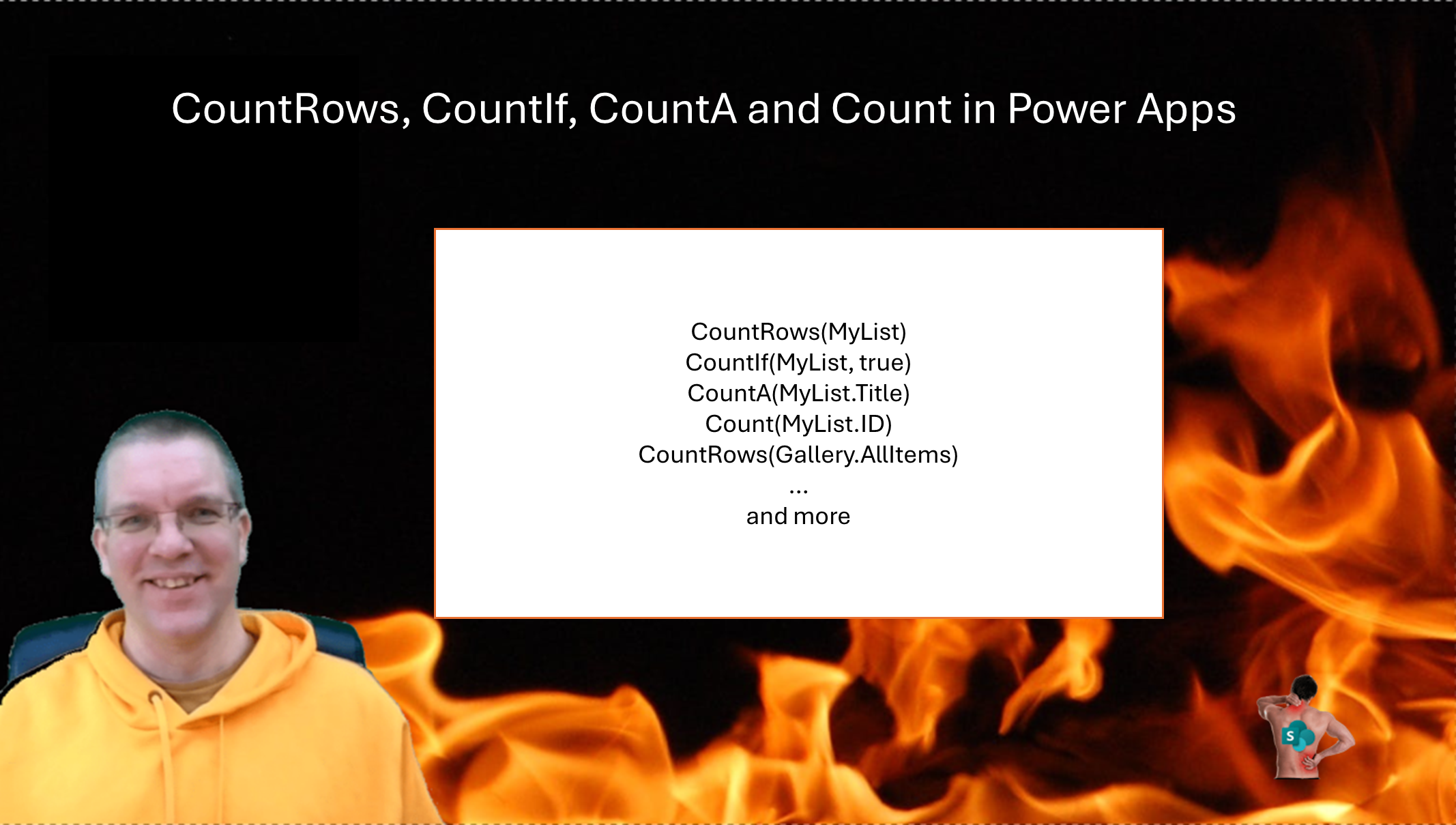CountRows, CountIf, CountA and Count in Power Apps