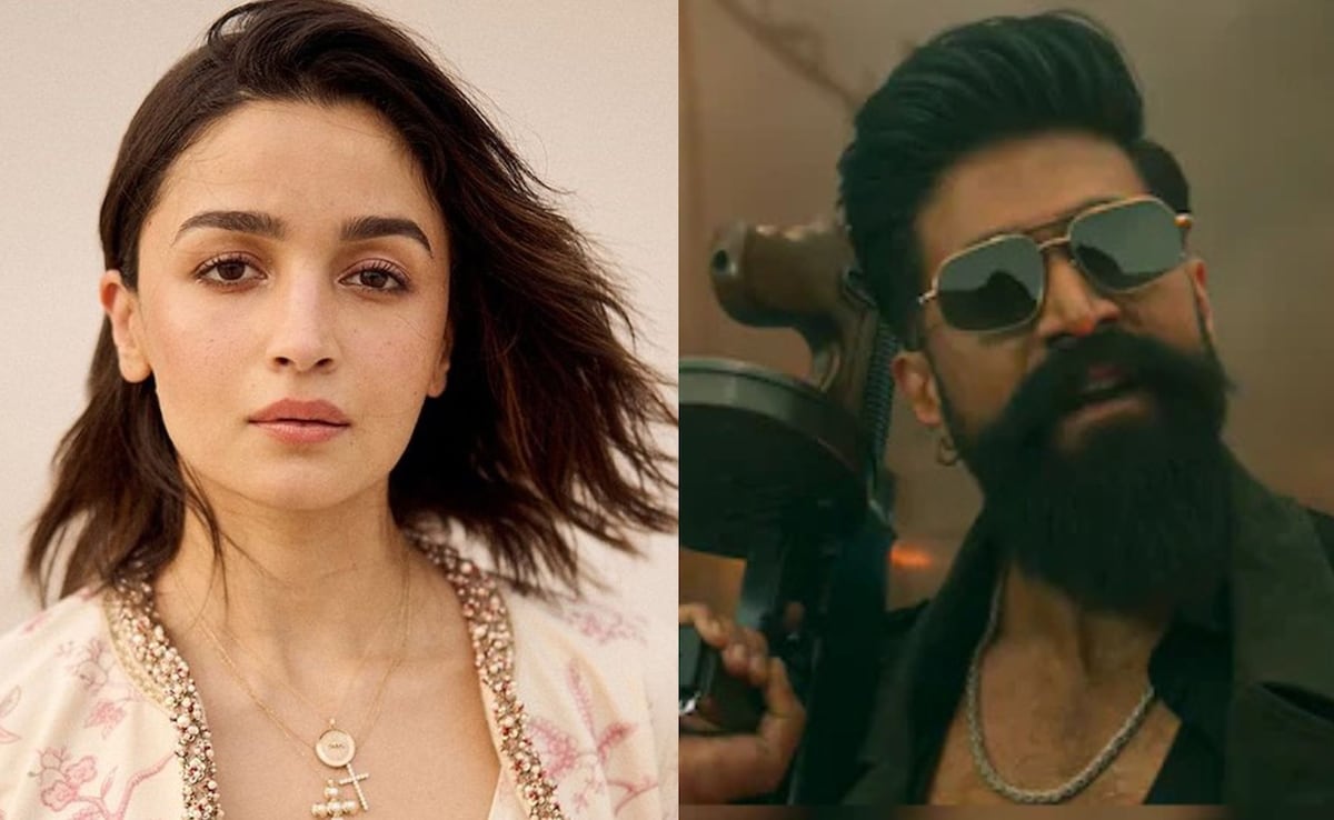 Alia Bhatt reacts to Yash's toxic teaser, calls it "dynamite"